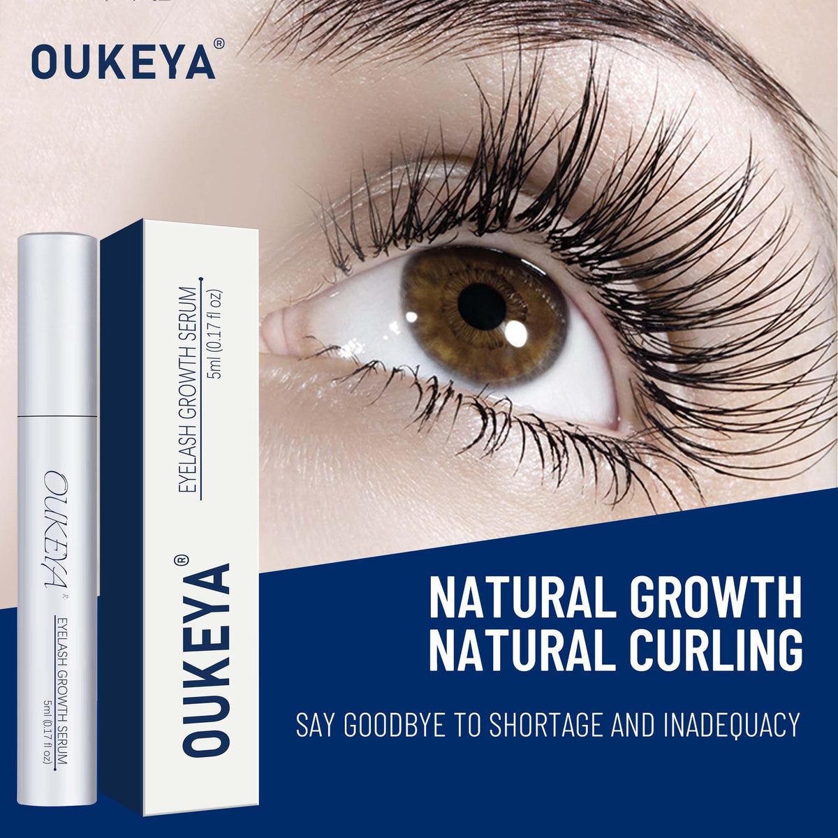 OUKEYA® Eyelash Growth Serum – HoomyHair