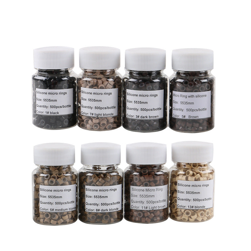 Silcone Micro Beads 5.0x3.5x3.5mm (1000 Pieces) – HoomyHair