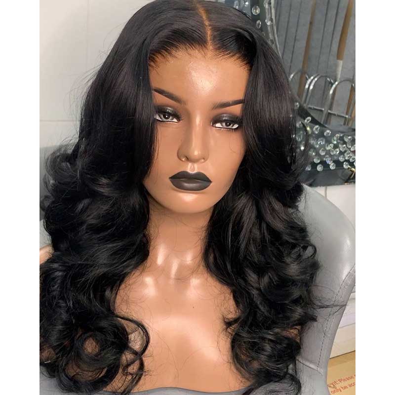 HoomyHair 13x4 HD Lace Front Wig Royal Wave Undetectable Skin Melt Hum
